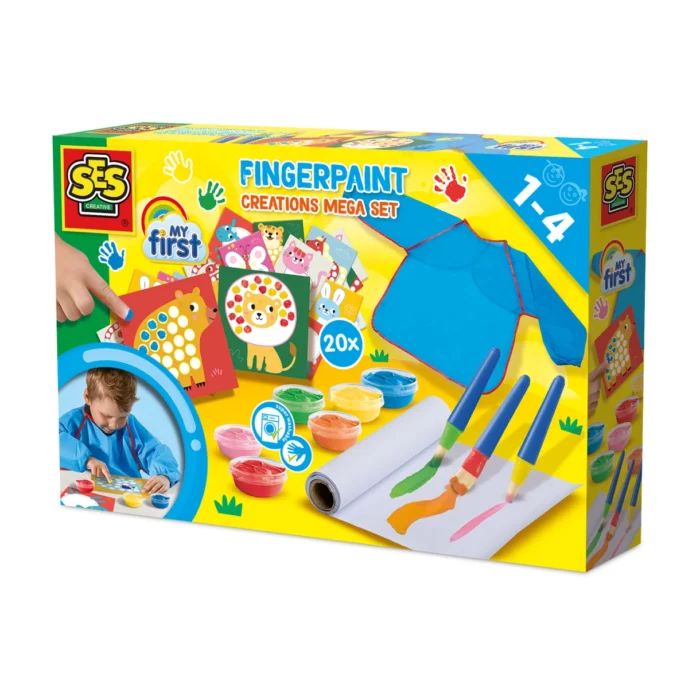 My first-Mega Set de créations de Peinture au doight - Mytoys